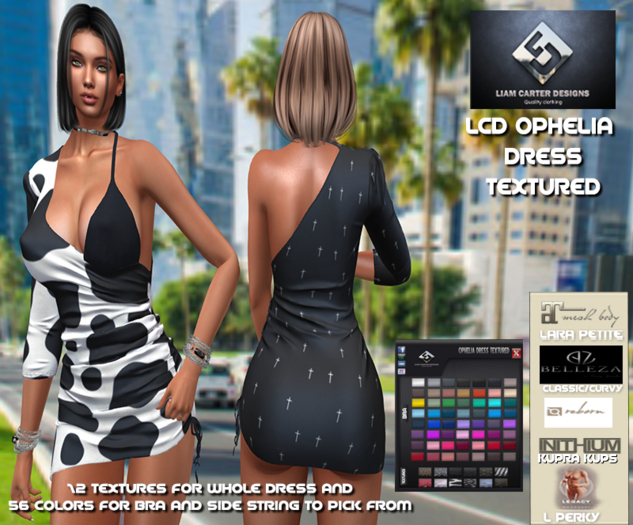 Second Life Marketplace - LCD Ophelia Dress Textured Second Life Marketplace - LCD Ophelia Dress Textured
